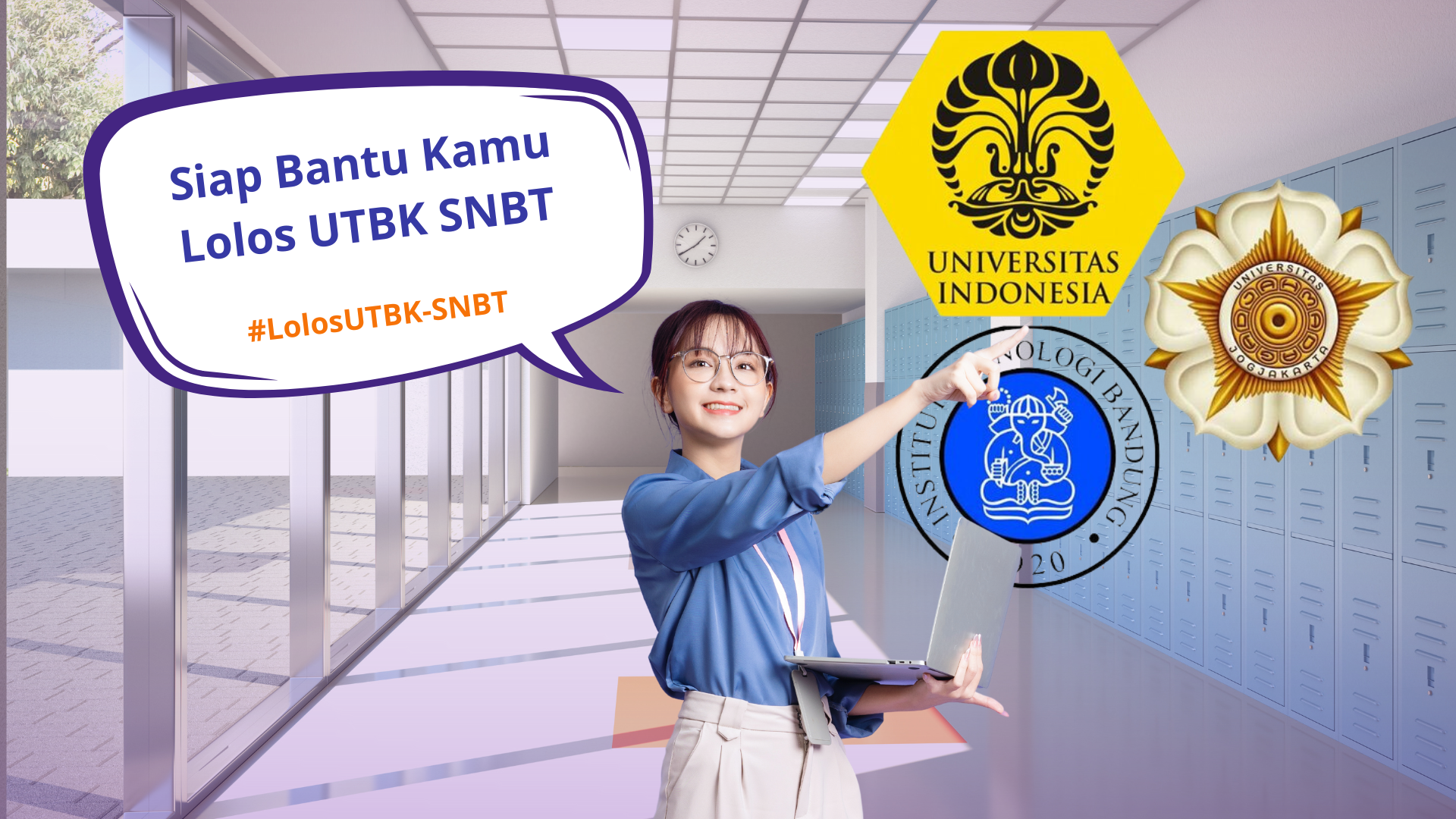 Les Privat UTBK SNBT Di Senayan - Mau Lolos Di UI & ITB?